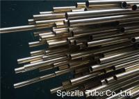 China CuZn20Al2As Aluminum Brass Tube , ASME SB395 copper heat exchanger Welding CZ110 for sale