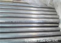 China CuZn20Al2As Aluminum Brass Tube , ASME SB395 copper heat exchanger Welding CZ110 for sale