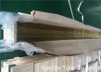 China CuZn20Al2As Aluminum Brass Tube , ASME SB395 copper heat exchanger Welding CZ110 for sale