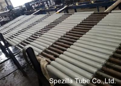 China Air Conditioning Finned stainless steel heat exchanger tubes  Aluminuml Foot  1'' X 0.065'' X 20FT for sale