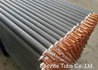 China Extruded Finned stainless steel heat exchanger tubing 11 FPI 25000MM Length for sale