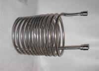 China 6.35 X 0.889mm Stainless Steel Herms Coil AISI 304 Round Metal Pipe Coil for sale