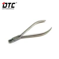 China Longhandle Mini DTC Orthodontic Distal Ortho End Cutter Plier with Flush End CE0197 Standard for sale