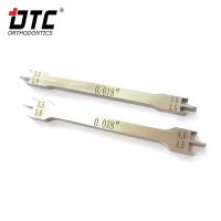China Double Ended Positioning Gauge Essential Tool for DTC Orthodontic Dental Instrumental for sale