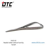 China Stainless Steel DTC Popular Orthodontic Plier Needle Holder with Hard Tip ISO Standard for sale
