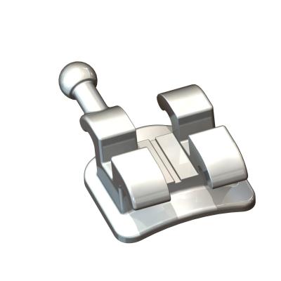 China Orthodontic Dental Teeth Metal Bracket with 18/22 Slot Technology Advancements for sale