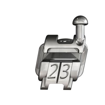 China Manual Power Source 's Self Ligating Sandblasted MBT Brackets for Orthodontic Solution for sale