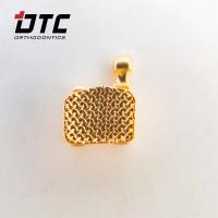 China CE Certified DTC Orthodontic Dental Roth MBT Golden Delicate Series Brackets with Hooks Machinery Power Source for sale