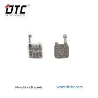 China DTC Mim Monoblock Orthodontic Laser Dental Bracket MBT Roth Metal Brace with 3W/Hook for sale