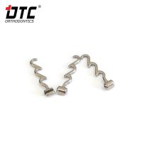China 0.018'/0.022' DTC Orthodontic Dental Stainless Steel Crimpable Hook Short Long or Spiral Hooks for sale