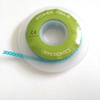 China Short Orthodontic Elastic Power Chain for Quick and Convenient Braces Adjustment for sale