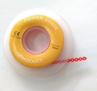 China Short Orthodontic Elastic Power Chain for Quick and Convenient Braces Adjustment for sale