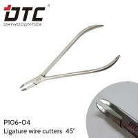 China Longhandle Mini DTC Orthodontic Distal Ortho Light Wire Cutter Pliers 45 Degrees Standard for sale