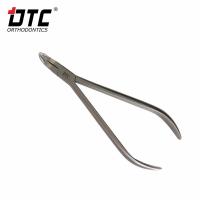 China Longhandle Mini DTC Orthodontic Distal Ortho Light Wire Cutter Pliers 45 Degrees Standard for sale