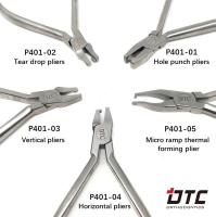 China Stainless Steel DTC Orthodontic Dental Micro ramp thermal forming Clear Aligner pliers for sale