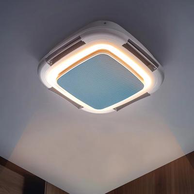 China Wholesale factory High End Bladeless Ceiling Fans , Modern Smart Ceiling Fan With Lights And Remote Control for sale