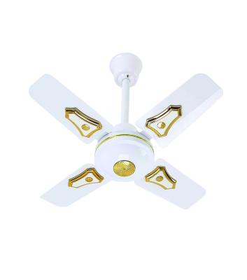 China Wholesale factory White 24 Inch 4 Blade Ceiling Fan With Light , Electric Ceiling Fan With Remote for sale