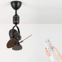 China Wholesale factory Light Duty LED Ceiling Fan Lights , Wall Mounted Oscillating Fans With Remote Control for sale