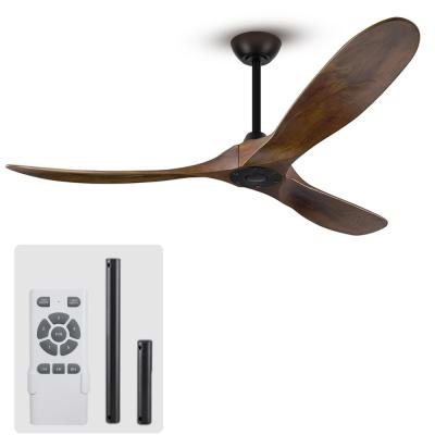 China Manufacturer 3 Blades Modern LED Ceiling Fans 60 Inch Outdoor Indoor Ceiling Fan Without Light for sale