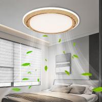 China Wholesale Factory 20 Inch LED Bedroom Ceiling Fan Remote Control Flush Mount Ceiling Fan With Light for sale