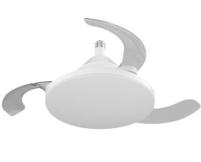 China wholesale  3 Color Stepless Dimming Invisible Blade Ceiling Fan With LED Light And Remote for sale