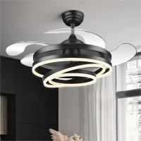 China wholesale   Bedroom Decor Nordic Ceiling Fan Remote Control Restaurant Ceiling Fan Lamp for sale