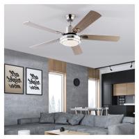 China Manufacturer Modern Home Ceiling Fans 52 Inch Ceiling Fan With Light And Remote Control for sale