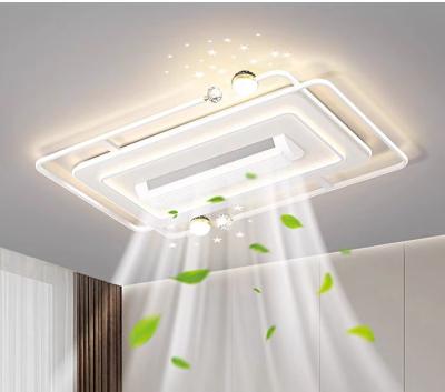 China wholesale   Three Color Strong Wind Ceiling Fan Light Anti Flicker Silent Ceiling Fan With Light And Remote for sale