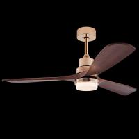 China Wholesale factory Solid Wood Leaf Ceiling Fan Remote Control Ceiling Fan With Light for sale