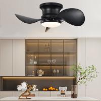 China Manufactory  Dimmable LED Flush Mount Ceiling Fan With LED Light Customized for sale