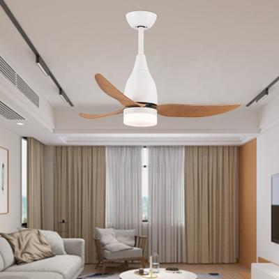 China Wholesale    Decorative Flush Mount LED Ceiling Fan , DC Ceiling Fan With Light And Remote for sale