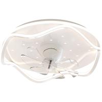 China Wholesale Factoy 52 Flush Mount Bladeless Ceiling Fan With Light And Remote for sale