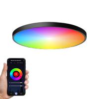 China Wholesale factory RGB CW WW LED APP Ctrl Dream Color Stepless Dimmable LED Ceiling Lights For Living Room for sale