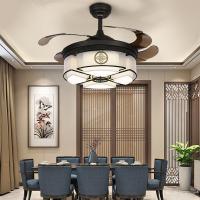 China wholesale  Safe Indoor Fan Light Remote Control Ceiling Lighting Chandelier With Fan for sale