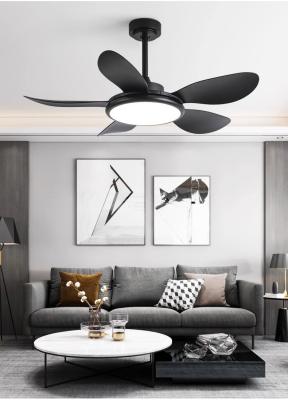 China Manufacturer Large Wind Power Electric Fan Pendant Light Five Leaf Solid Wood Ceiling Fan for sale