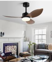 China Manufacture High Quality ABS 3 Blade 48 Inch Frequency Conversion Led Ceiling Fan With Light Strap Remote Control for sale