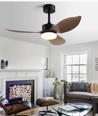 China Manufacture High Quality ABS 3 Blade 48 Inch Frequency Conversion Led Ceiling Fan With Light Strap Remote Control for sale