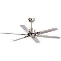 China Manufactory NEW Style 48 52 56 Inches Dc Ac Modern Indoor Energy Efficient Stainless Steel / Wood Blades Ceiling Fan With Led Light for sale