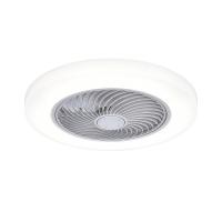 China Manufactory Smart Ceiling Fan Fans With Lights Remote Control Bedroom Decor Lamp 52cm Air Invisible Blades Retractable Silent for sale