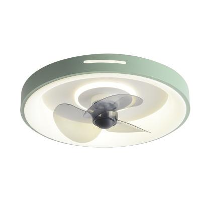China Wholesale    Nordic Simple Smart LED Ceiling Fan Ultra-Thin Modern Design for Bedroom Dining Room Remote Control Iron for Home Use for sale