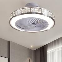 China wholesale   Modern Chinese-Style LED Ceiling Fan Lamp Cross-Border Exclusive for Living Dining Room Integrated LED Ceiling Fan for sale