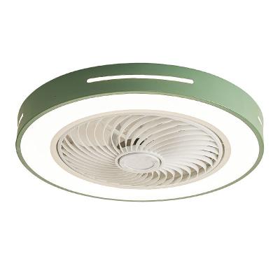 China Manufactory Ultra-Thin LED Lighting Lamp Nordic Style DC Inverter Fan 220V Remote Control for Home Modern Bedroom Living Room for sale