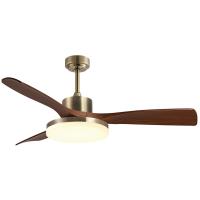 China Wholesale  Modern 42/52 Inches Ceiling Fan Light 3 Blades DC Motor Remote Control Switch Iron Lamp Body Black/White Color for sale