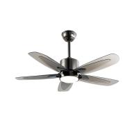 China Wholesale Factory Modern Minimalist Tri-Color ABS Industrial Hanging Fan Light Big Wind AC Motor Remote Control Iron For Living Dining Room LED for sale