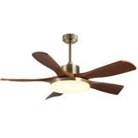 China Factory 56-Inch Modern Ceiling Fan Light Black/White ABS Blades Remote Control Iron Lamp Body Wholesale for Living Room for sale
