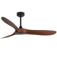 China Manufacturer 42/52/60/72 Inch ABS Blade AC/DC Customize Tuya Wifi Smart Motor Remote Control Modern 3 Blade Ceiling Fan for sale