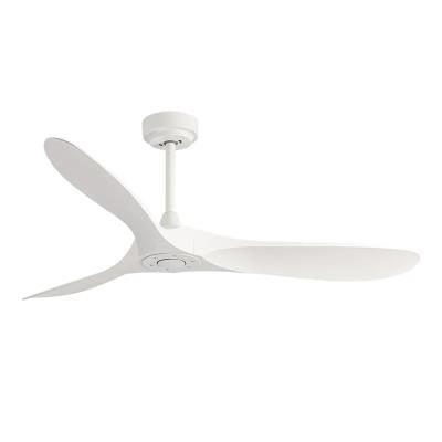 China Factory White Luxury Ac Motors Contemporary Ceiling Fan and 3 Speed Remote for sale
