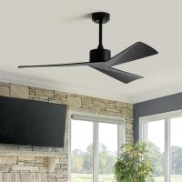 China Wholesale Factory Model 908 Bldc Modern New Design 52 Inch Ac Dc Best Ceiling Fan with Remote Control ABS 3 Blade for sale