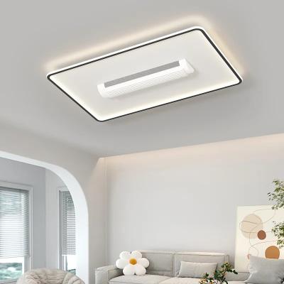 China Wholesale factory Model 1631C Electric Remote Control Ceiling Fan Light Plastic Leafless Fan with Light Blade for Household DC Motor for sale