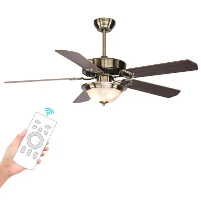 China wholesale   HFBH Model 281 52 Inch Classic American Design Bronze Color 110V 220V Fan Light for sale